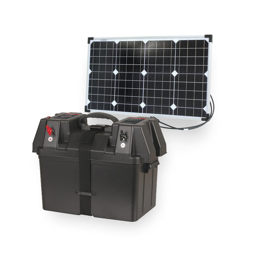 Powertech Portable Power Station - 12V - 50AH Solar & Battery Package ...