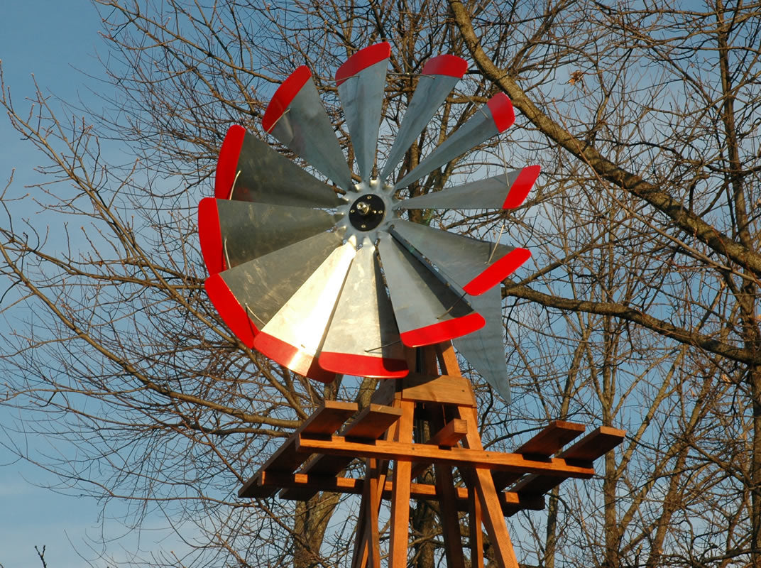 Wood Backyard Windmills – Sunfish Fish Farms